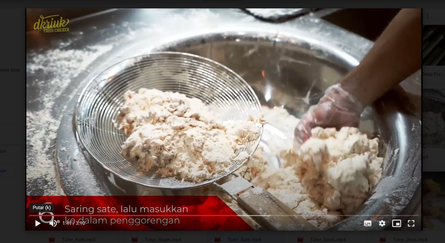 Video - Dkriuk Fried Chicken