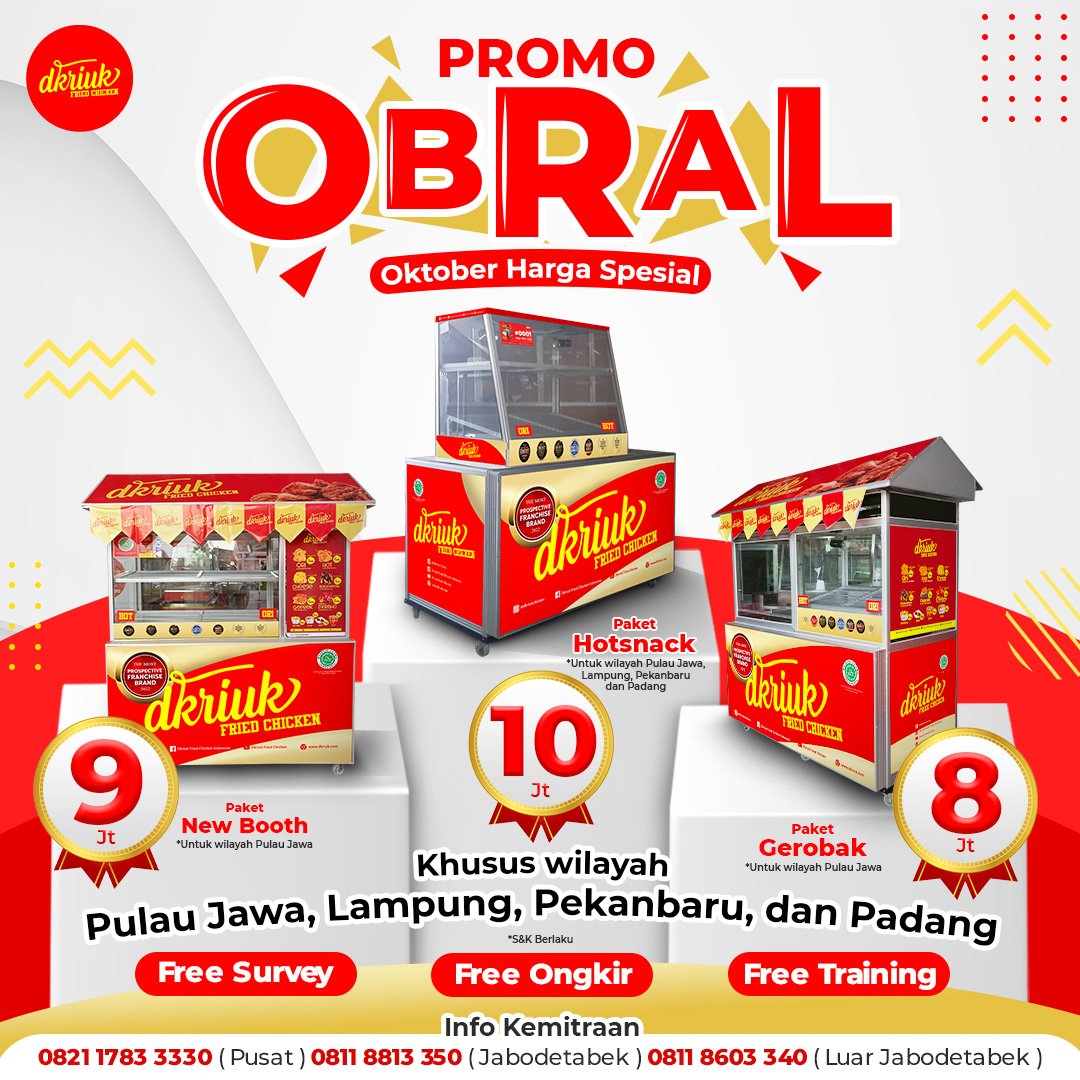 Dkriuk Fried Chicken - Jagonya Kriuk, Asli Indonesia!