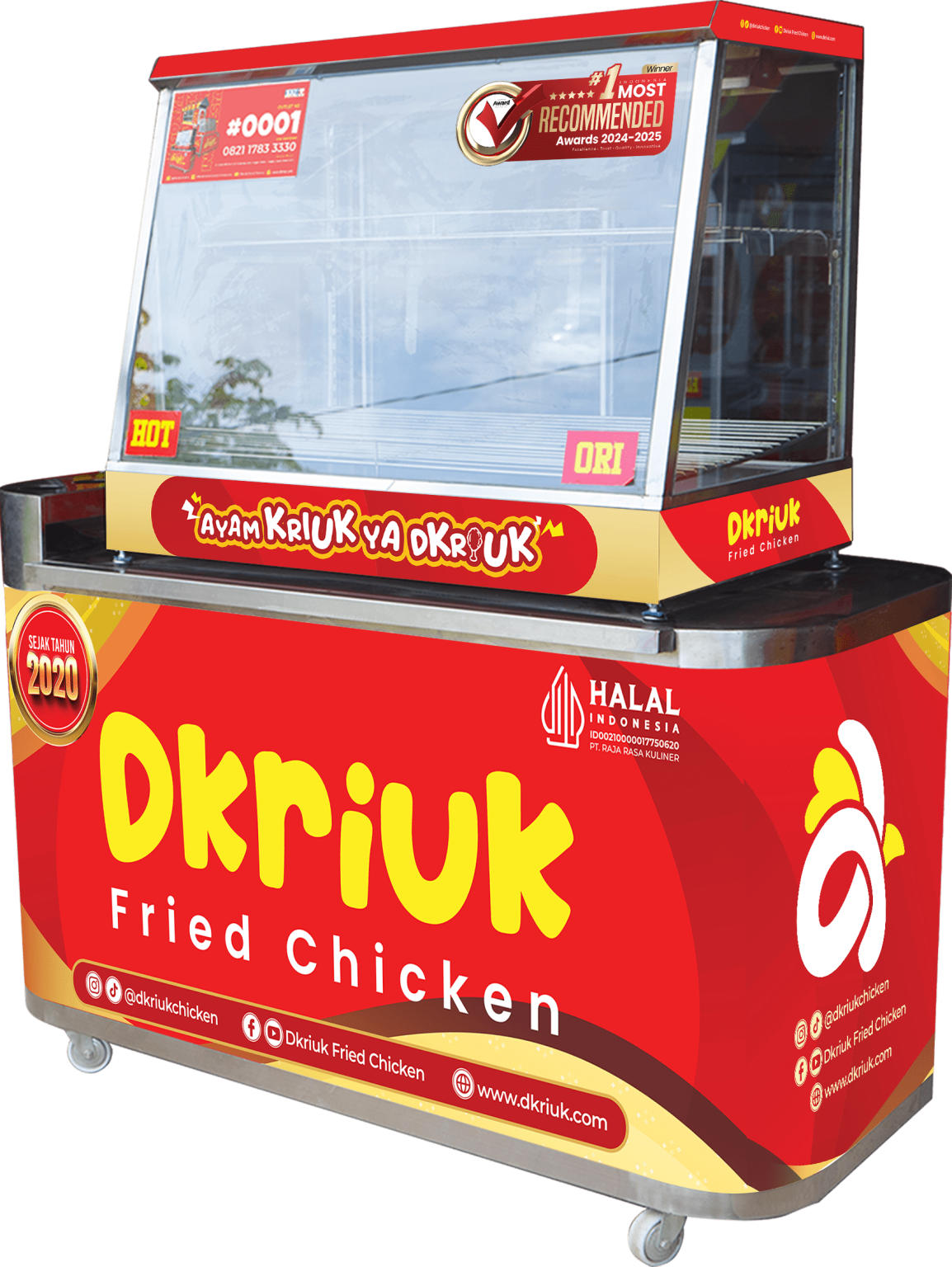 Dkriuk Fried Chicken - Jagonya Kriuk, Asli Indonesia!