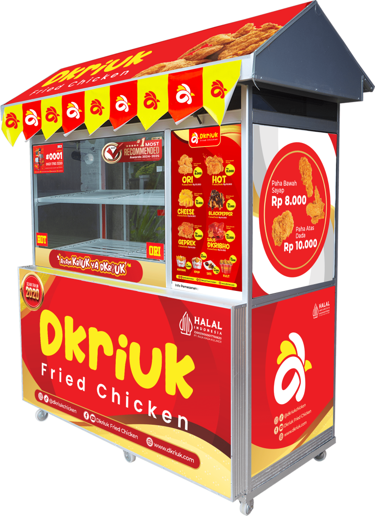 Dkriuk Fried Chicken - Jagonya Kriuk, Asli Indonesia!